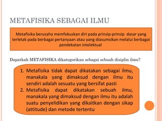 Metafisika | PPT