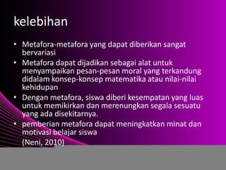 Metafora Dalam Pembelajaran Matematika | PPTX
