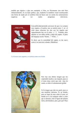 Metaforas visuales teoria imagen | DOCX