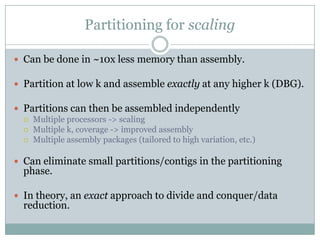 Scaling metagenome assembly | PPT