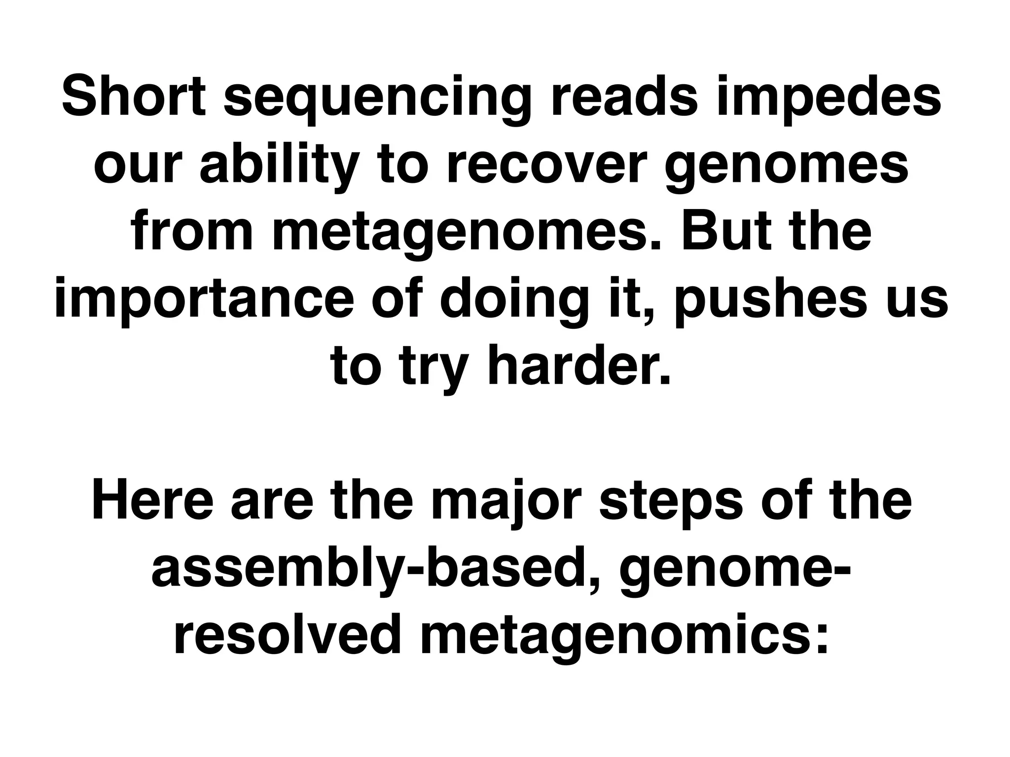 Intro to metagenomic binning | PDF