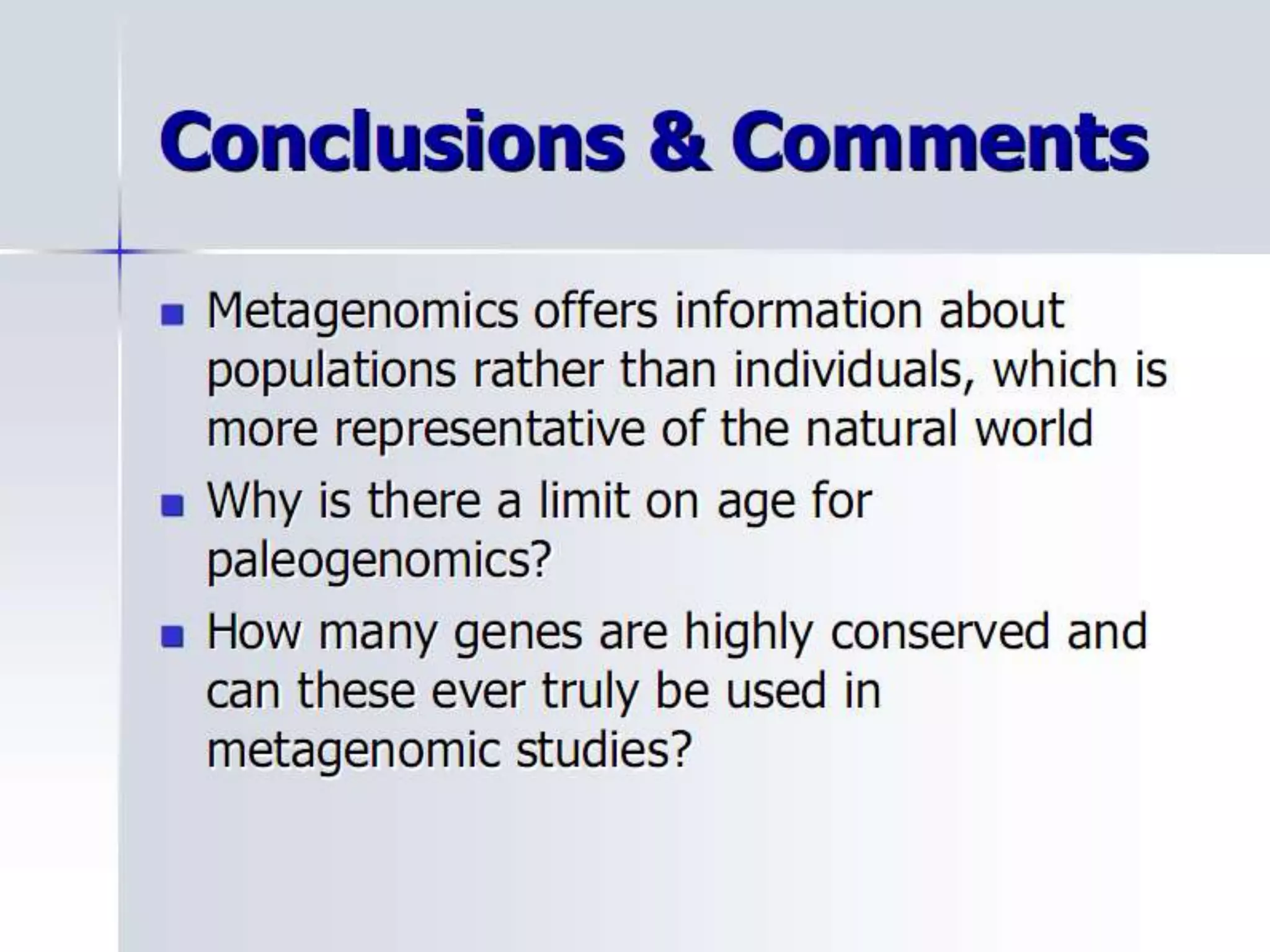 Metagenomics | PPTX