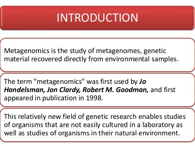 Metagenomics
