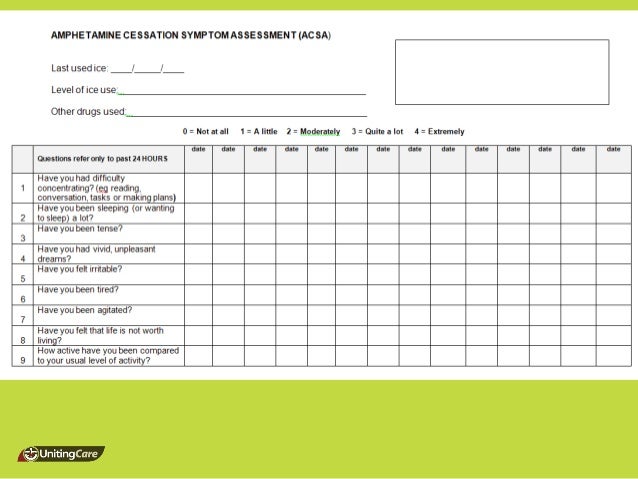 Methamphetamine withdrawal: developing ReGen's 'Step-up, Step-down' m…