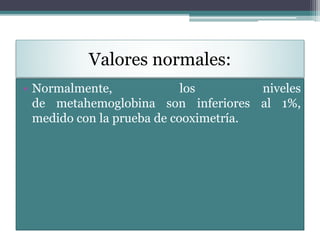 Metahemoglobinemia | PPTX