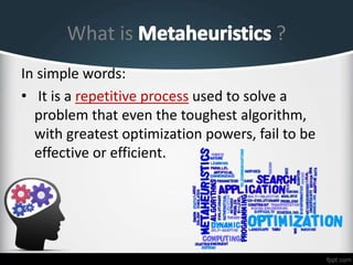 Metaheuristics | PPTX