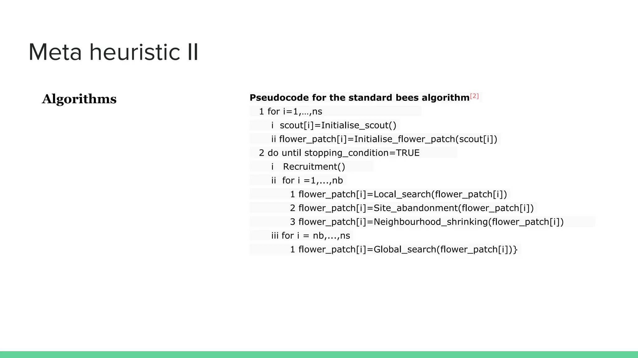 Metaheuristics for software testing | PPTX