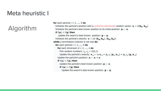Metaheuristics for software testing | PPTX