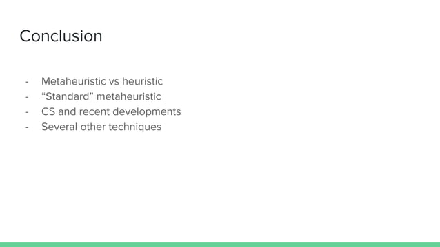 Metaheuristics for software testing | PPT