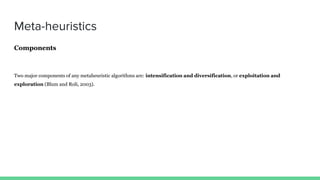 Metaheuristics for software testing | PPTX