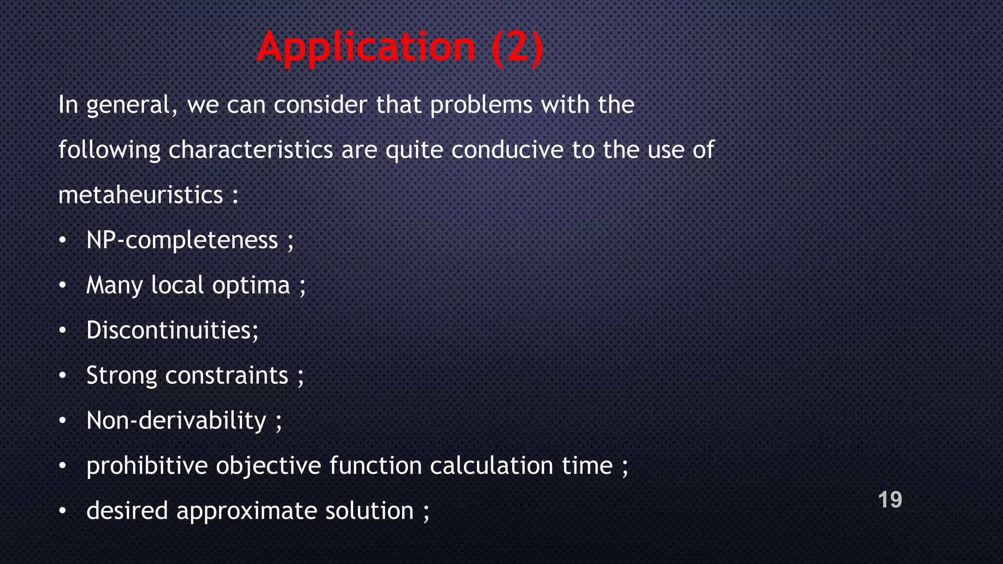 Metaheuristics | PPTX