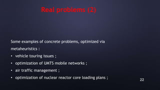 Metaheuristics | PPTX | Computing | Technology & Computing