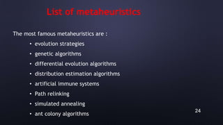 Metaheuristics | PPTX