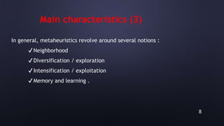 Metaheuristics | PPTX