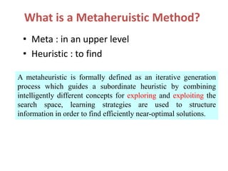 Metahuristic Algorithm Presentation | PPTX