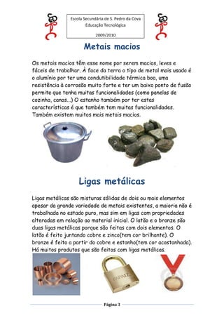 Metais | DOCX