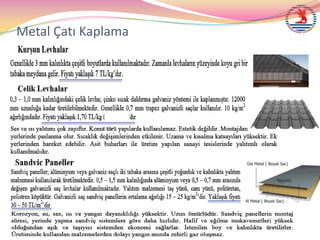 Metal yapı malzemeleri | PPTX
