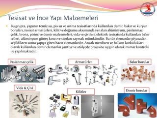 Metal yapı malzemeleri | PPTX