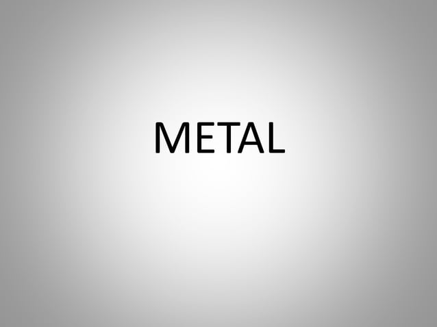METAL | PPTX