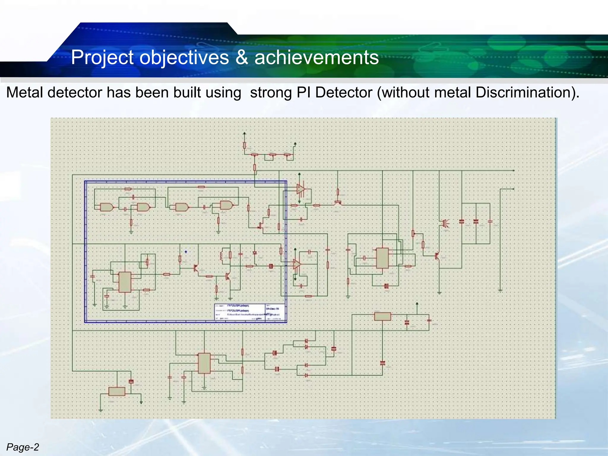 metal detector for security applications | PPT