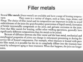 Metal brazing and soldering - processes | PPT