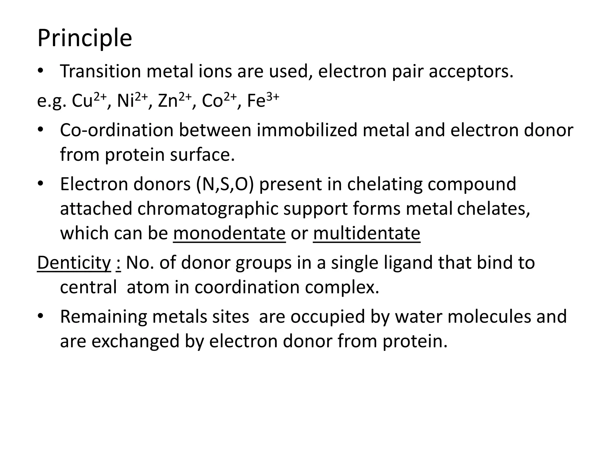 Immobilized Metal affinity-chromatography | PPTX