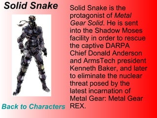 Metal Gear Solid | PPT