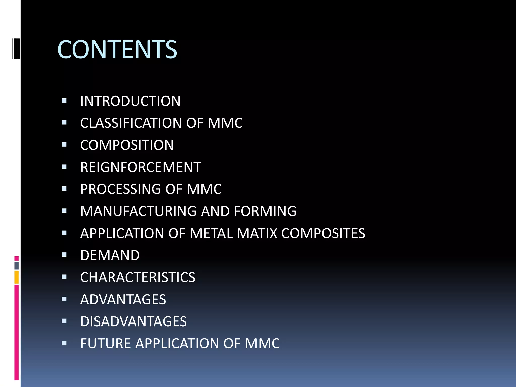 Metal Matrix Composite (MMC) | PPTX