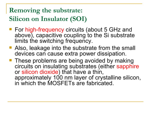 Metal Oxide Semiconductor Fet (Mosfet) | PPT | Consumer Electronics ...