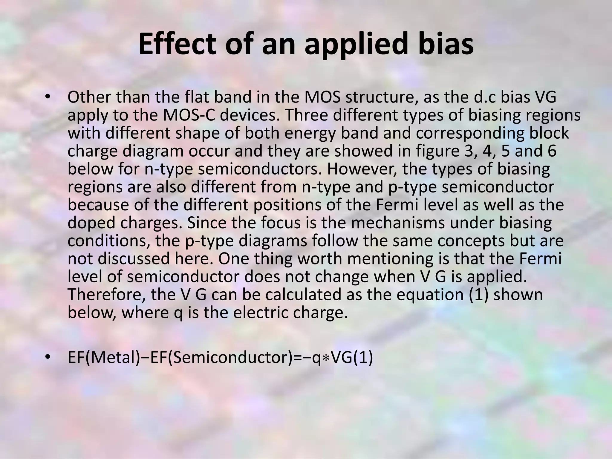 Metal oxide-semiconductor (mos) fundamentals | PPTX