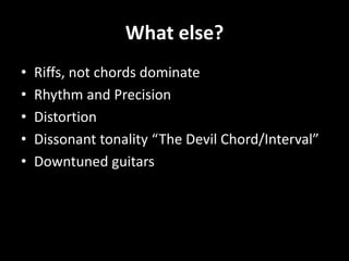 Metal 101 | PPTX