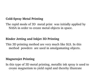 Metal 3D Printing: A Big Revolutionary Technology | PPT