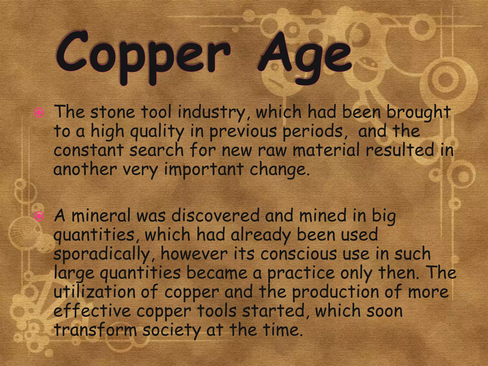 pre- history: Metal age | PPTX