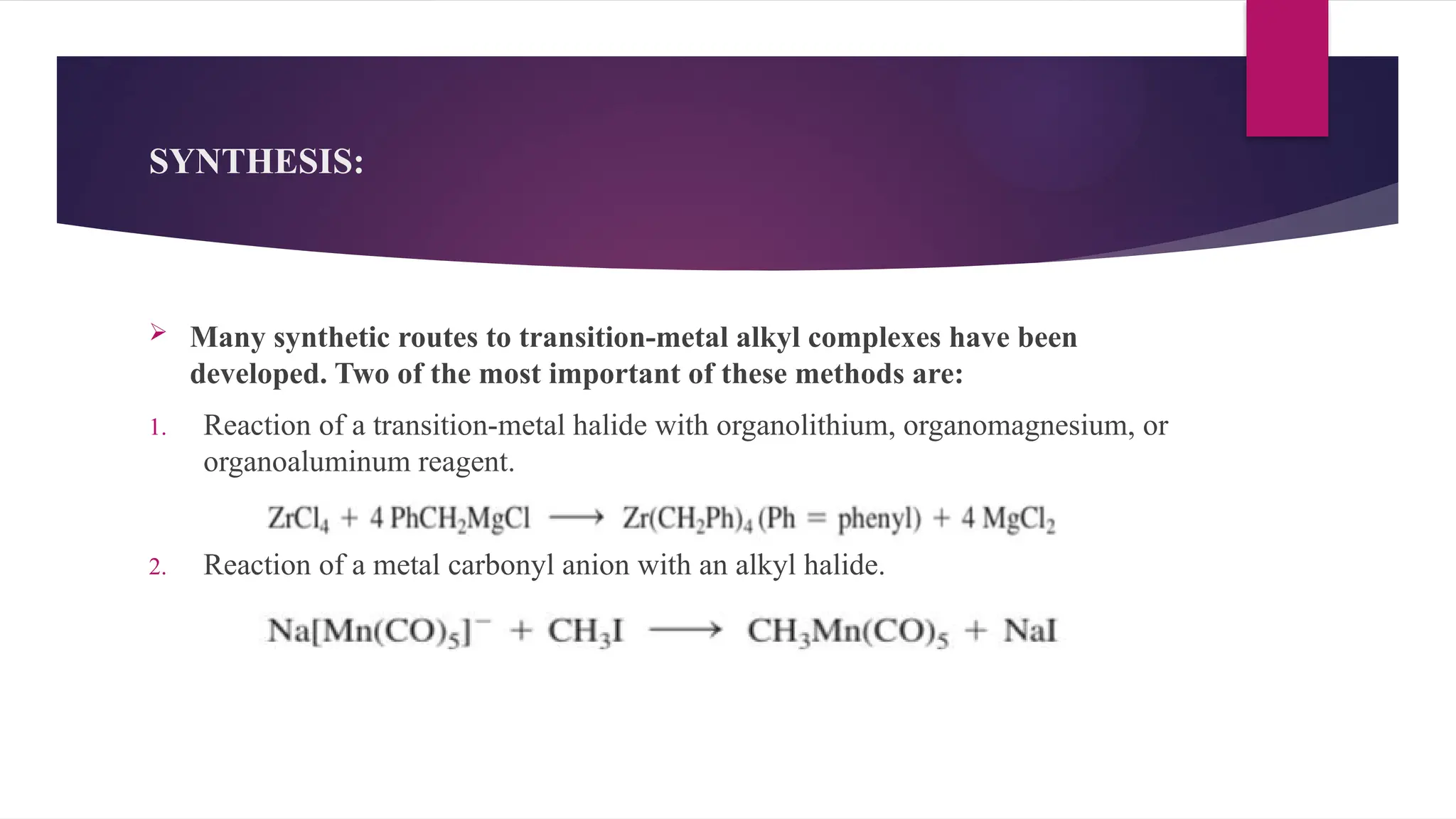 Metal alkyne complexes.pptx in chemistry | PPT