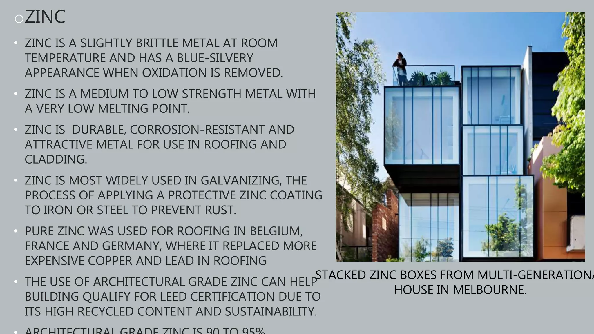 METALS AND IT'S APPLICATION IN ARCHITECTURE. | PPTX