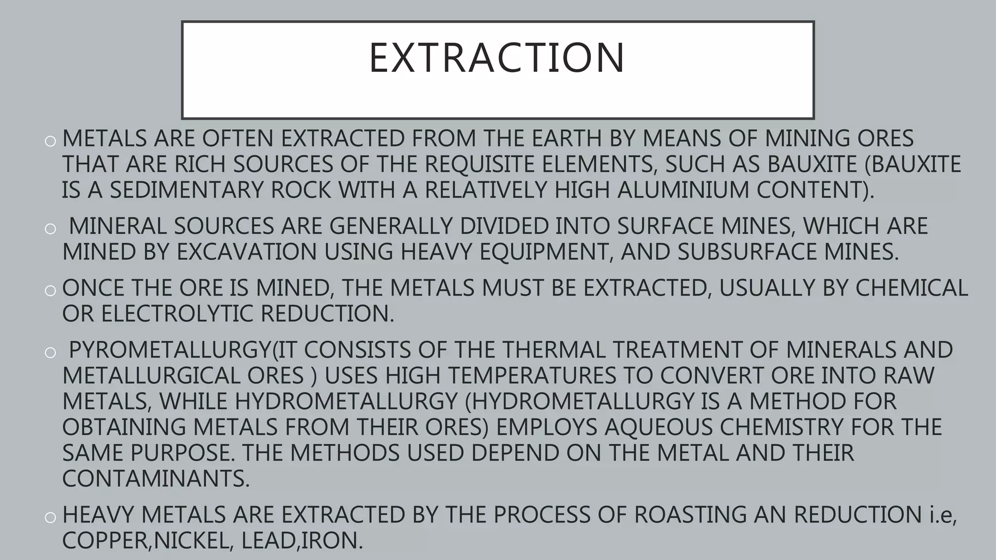 METALS AND IT'S APPLICATION IN ARCHITECTURE. | PPTX