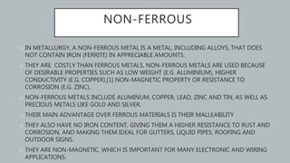 METALS AND IT'S APPLICATION IN ARCHITECTURE. | PPTX