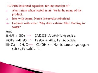 Metal and non metal | PPTX