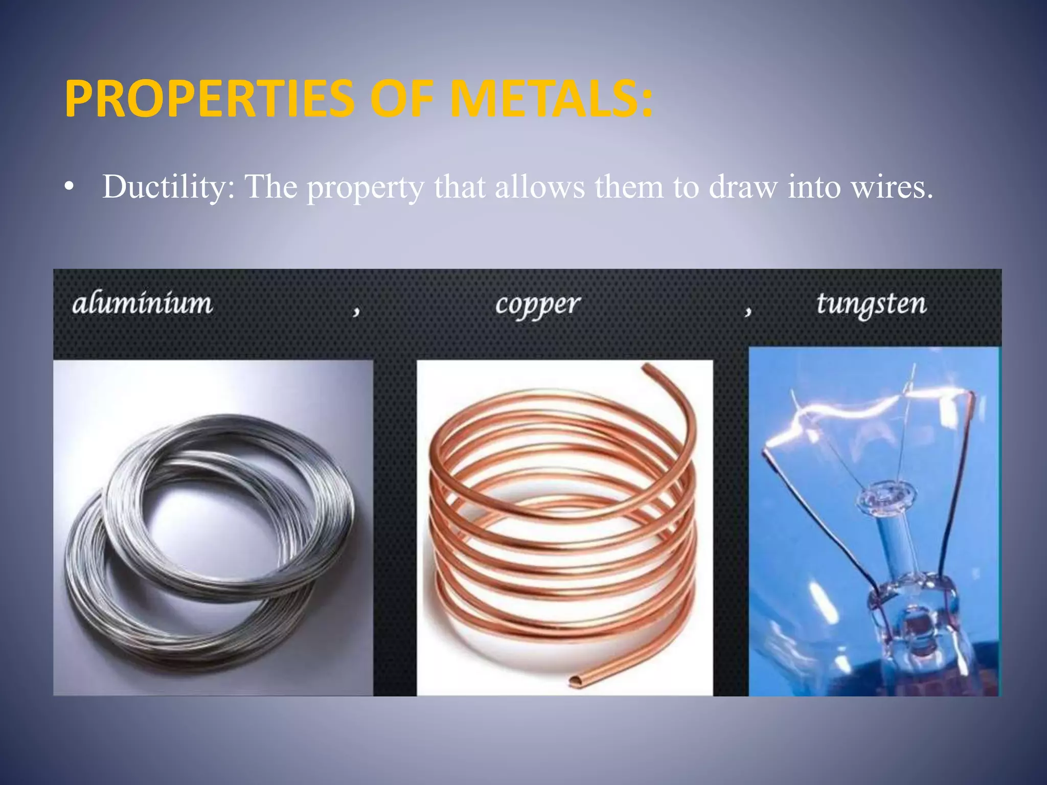 Metal and non metal 6 class | PPTX