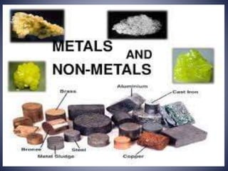 Metal and non metal 6 class | PPTX