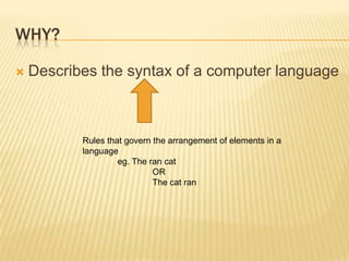 Meta Languages Railroad Diagrams | PPT