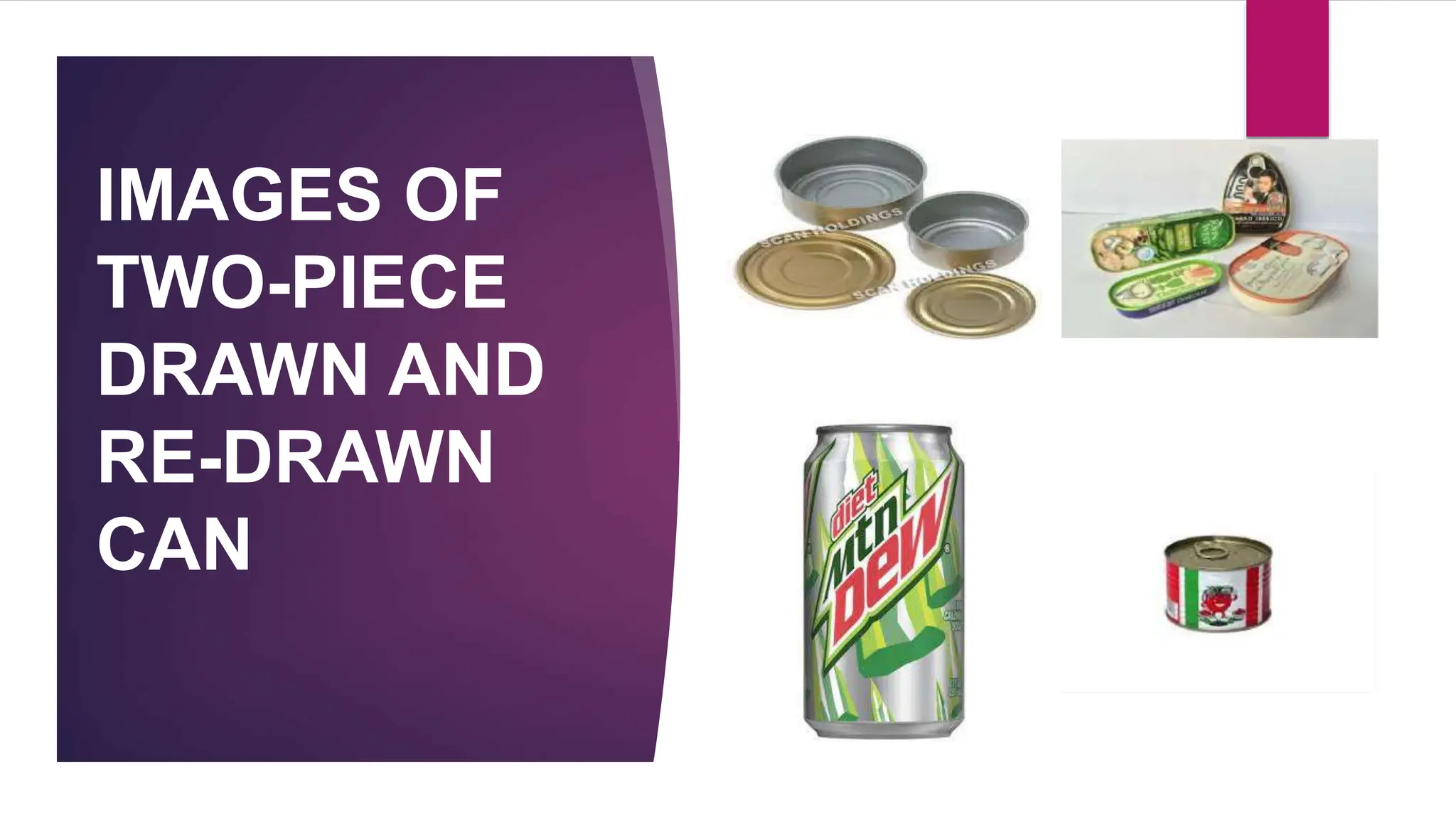 metal as a packaging material used in food industry pptx | PPTX