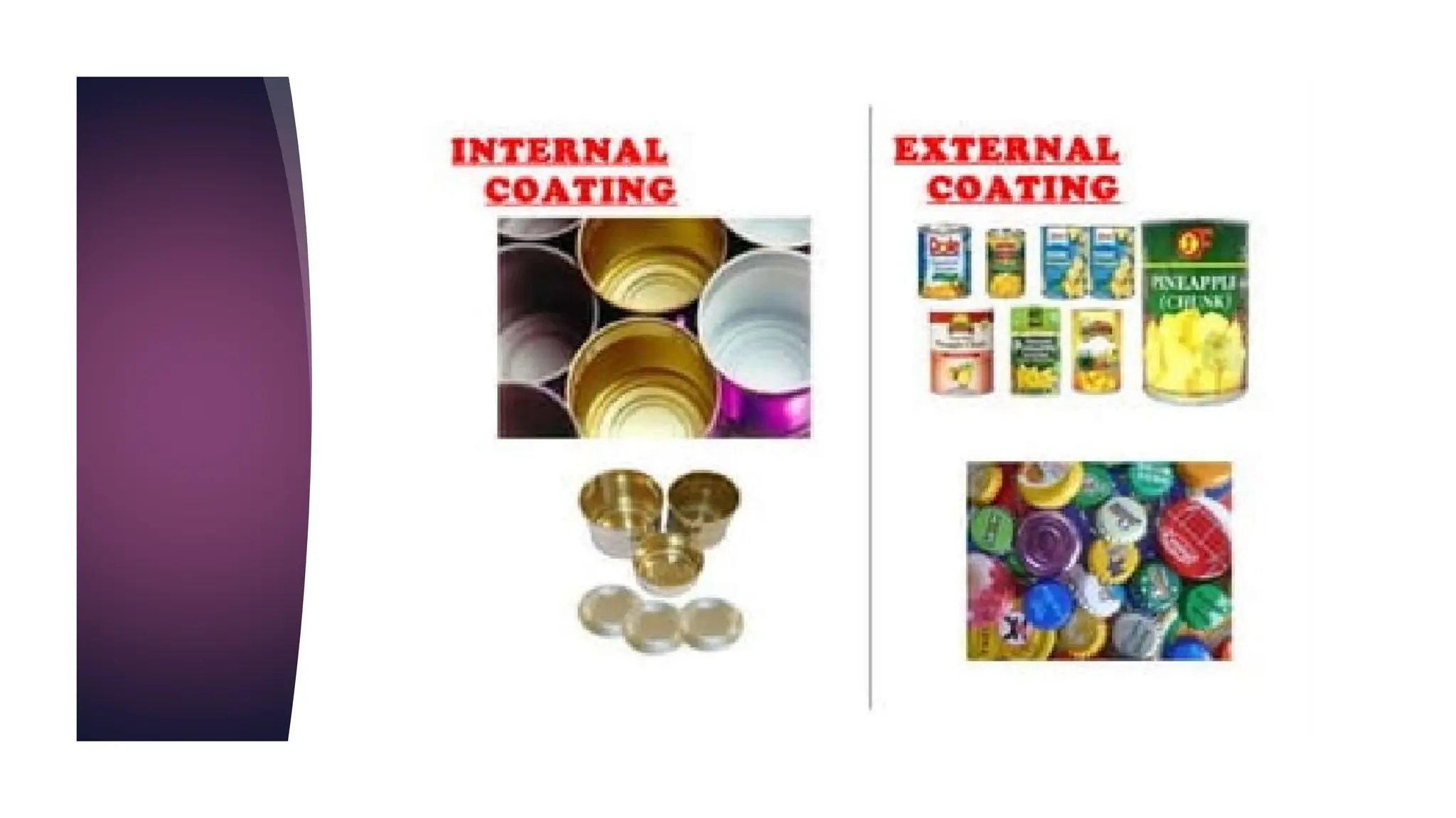 metal as a packaging material used in food industry pptx | PPTX