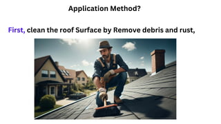 Metal & Asbestos Roof Waterproofing Method , Process | PDF