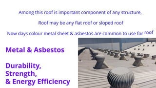 Metal & Asbestos Roof Waterproofing Method , Process | PDF