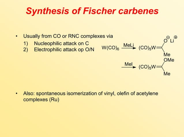 Metal Carbene Complexes.ppt | Chemistry | Science