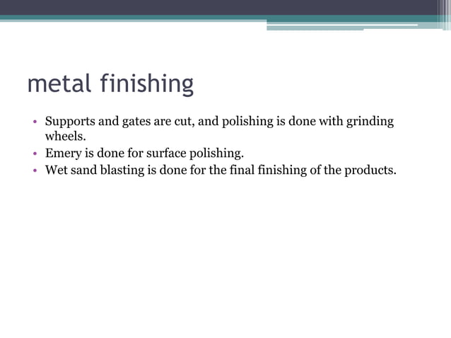 Metal casting | PPT