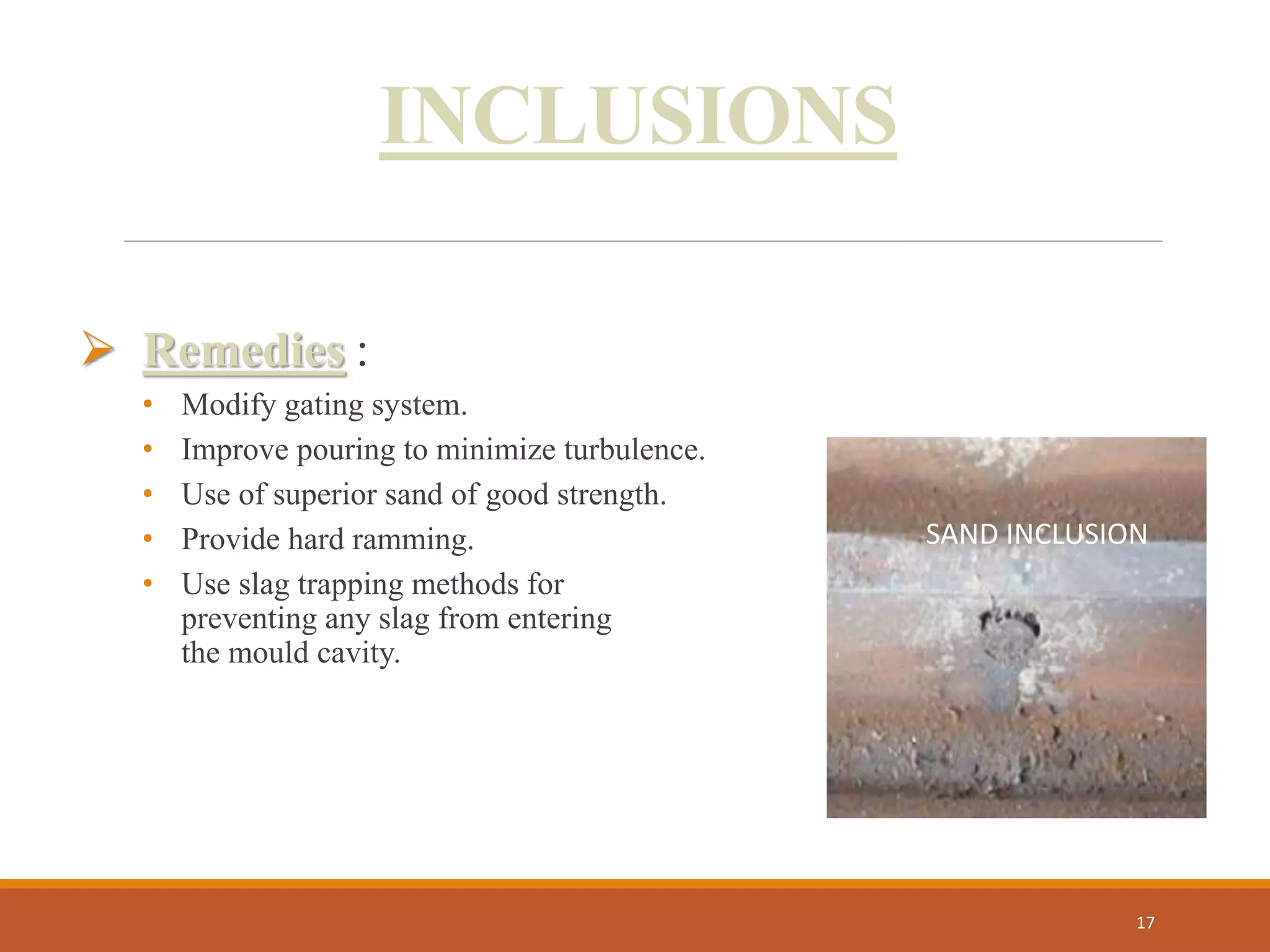 Metal casting defects 1 | PPTX