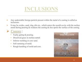 Metal casting defects 1 | PPTX