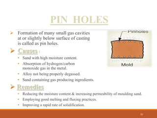 Metal casting defects 1 | PPTX